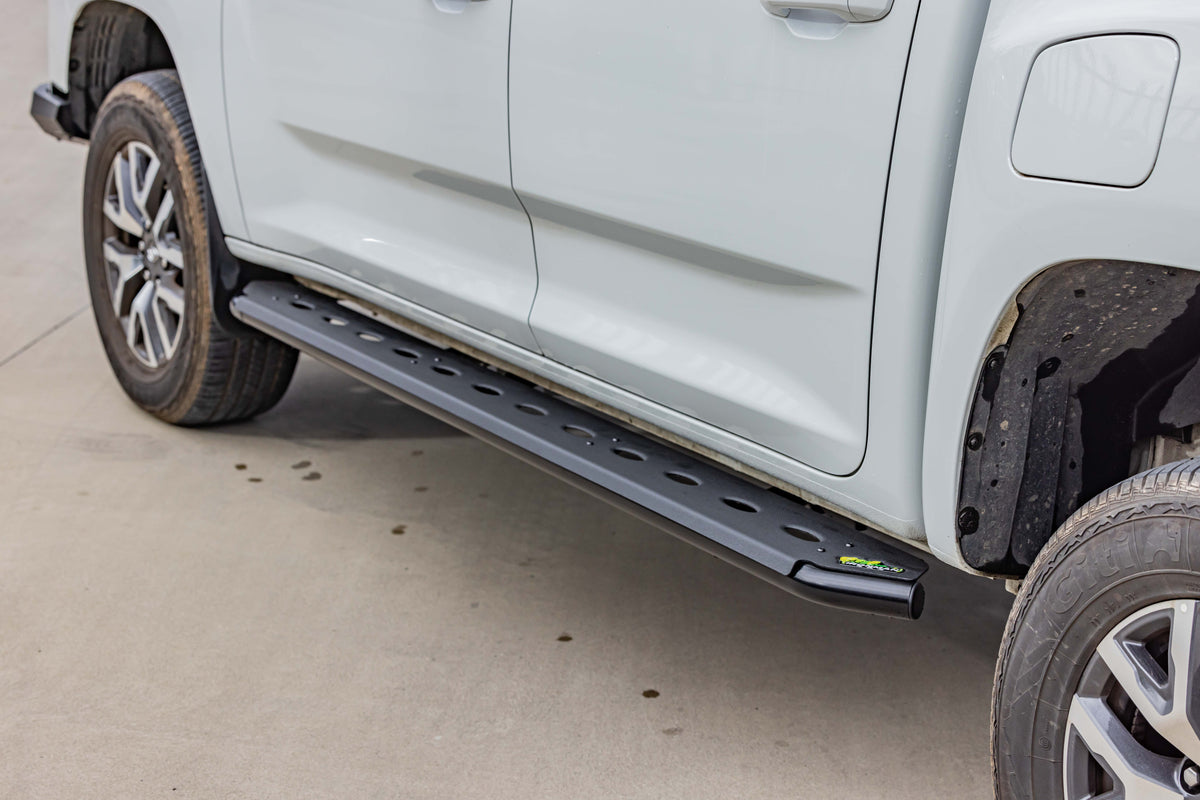 Steel side steps to suit Mitsubishi Triton MR/MQ 2015 - 2023 – Sydney4x4